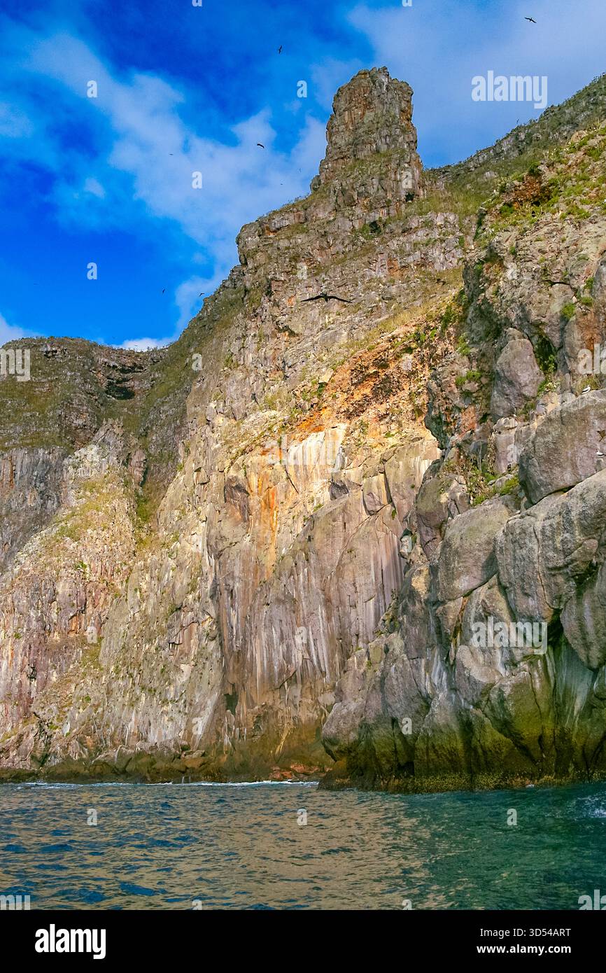 Coastline Cliffs, Wolf Island, Galápagos National Park, UNESCO World ...