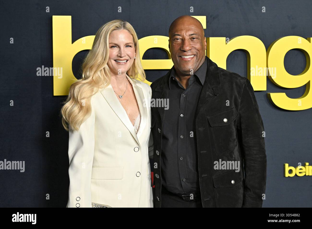 Jennifer Lucas with husband Byron Allen at the premiere of the Netflix ...