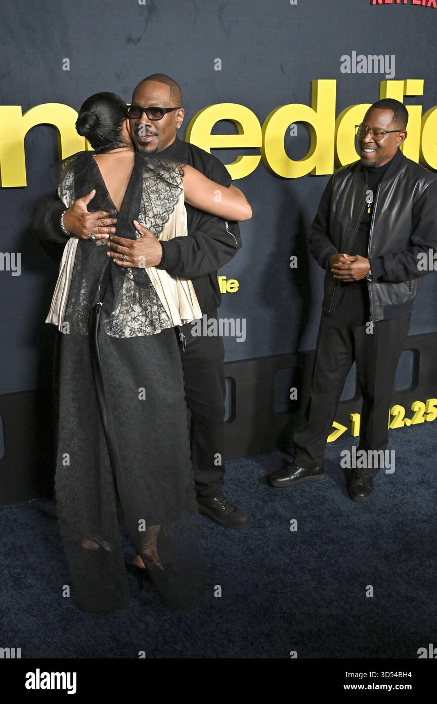 Tracee Ellis Ross, Eddie Murphy and Martin Lawrence at the premiere of ...