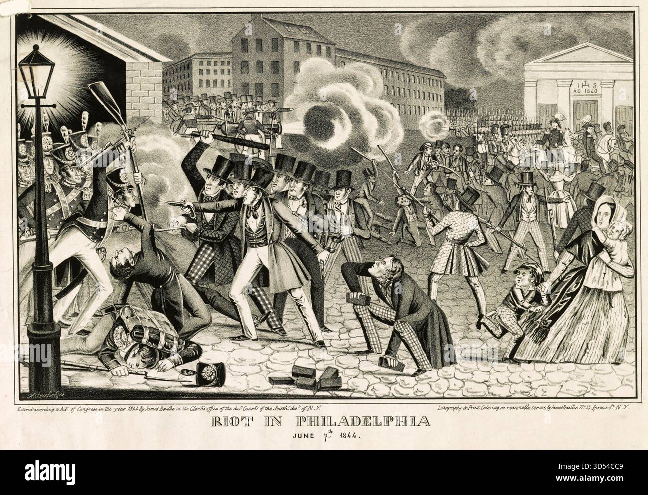 1844 nativist riots hi-res stock photography and images - Alamy
