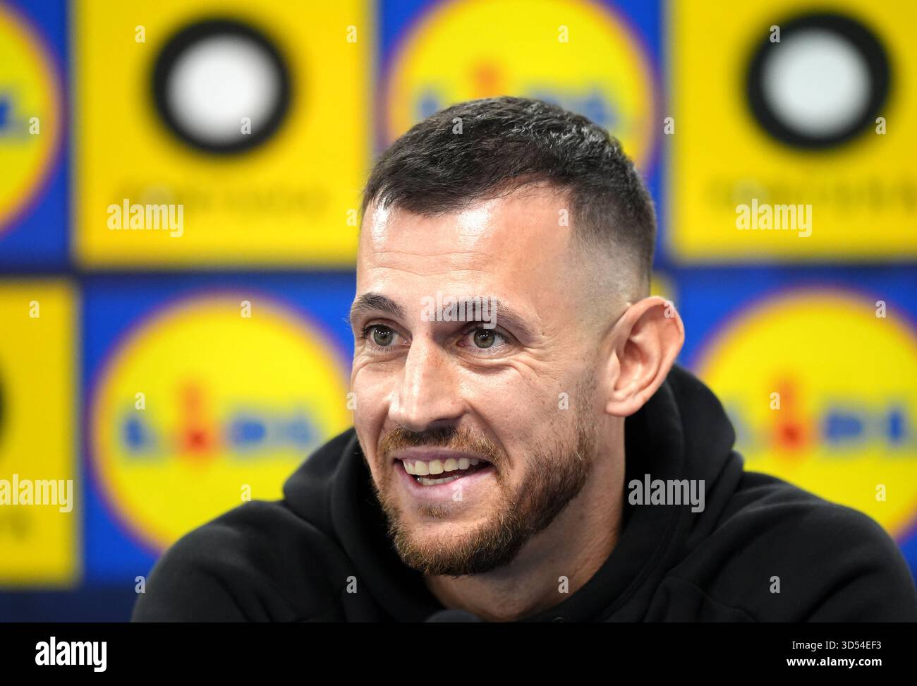 Slovakia goalkeeper Martin Dubravka during a press conference at the ...