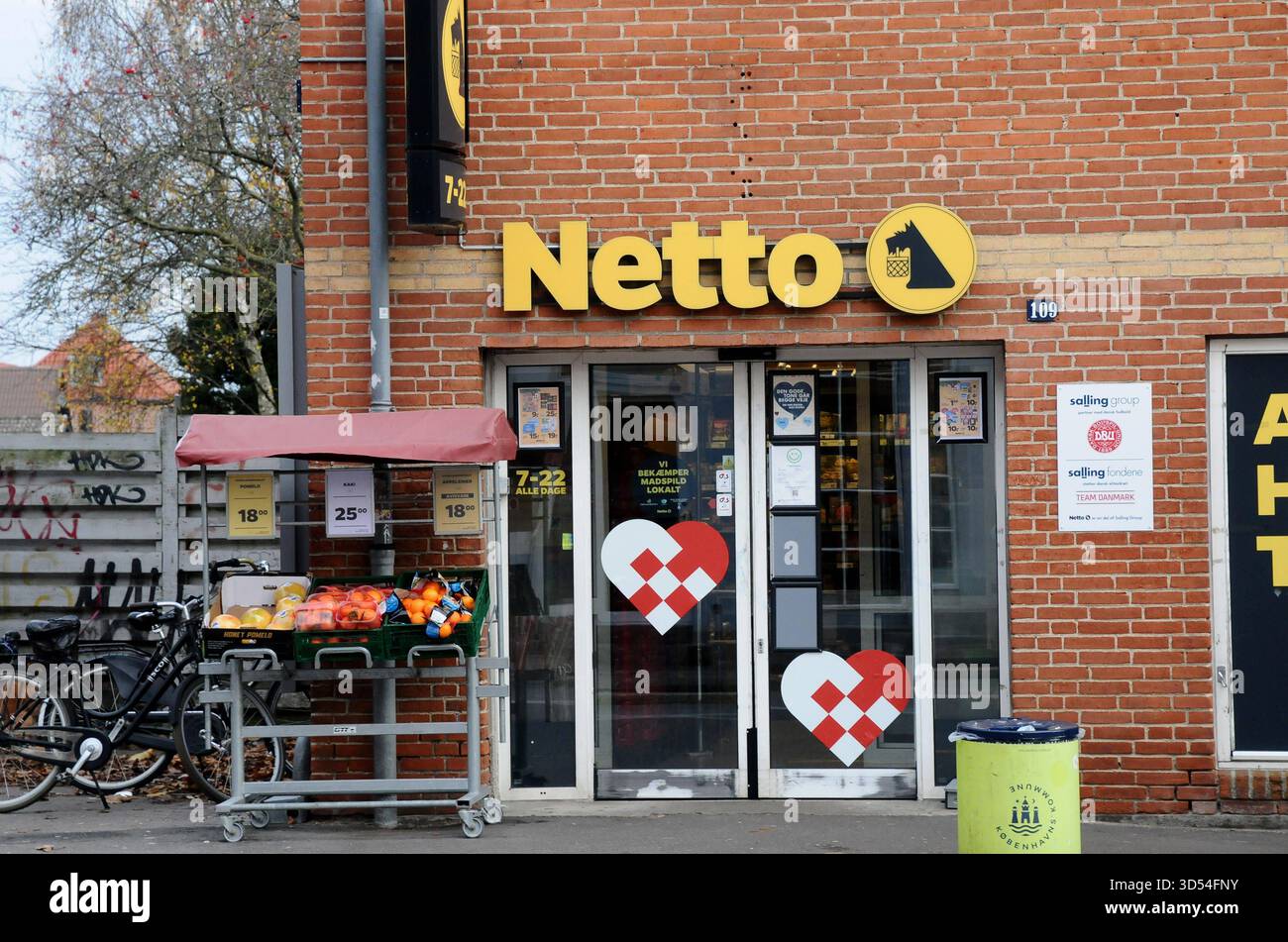 Copenhagen/ Denmark/13 NOVEMBER 2025/ Netto grocery chain store in ...