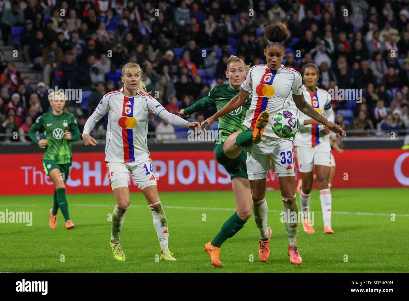 Lyon, France November 11, 2025: Champions League - Women - 2025 / 2026 ...