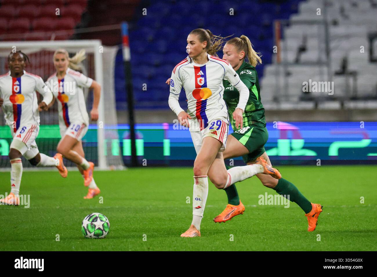 Lyon, France November 11, 2025: Champions League - Women - 2025 / 2026 ...