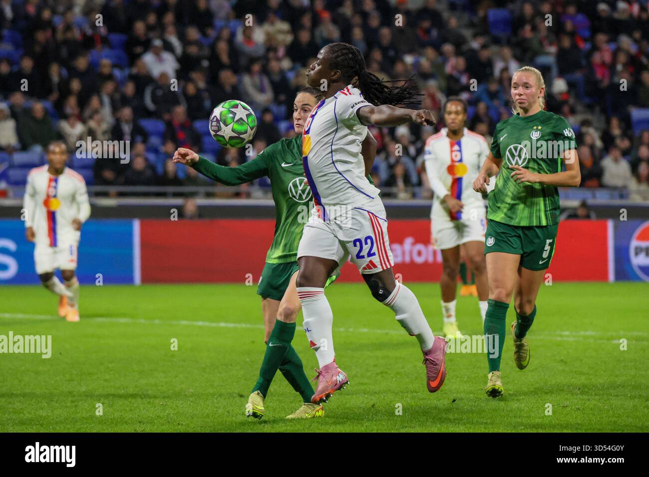 Lyon, France November 11, 2025: Champions League - Women - 2025 / 2026 ...