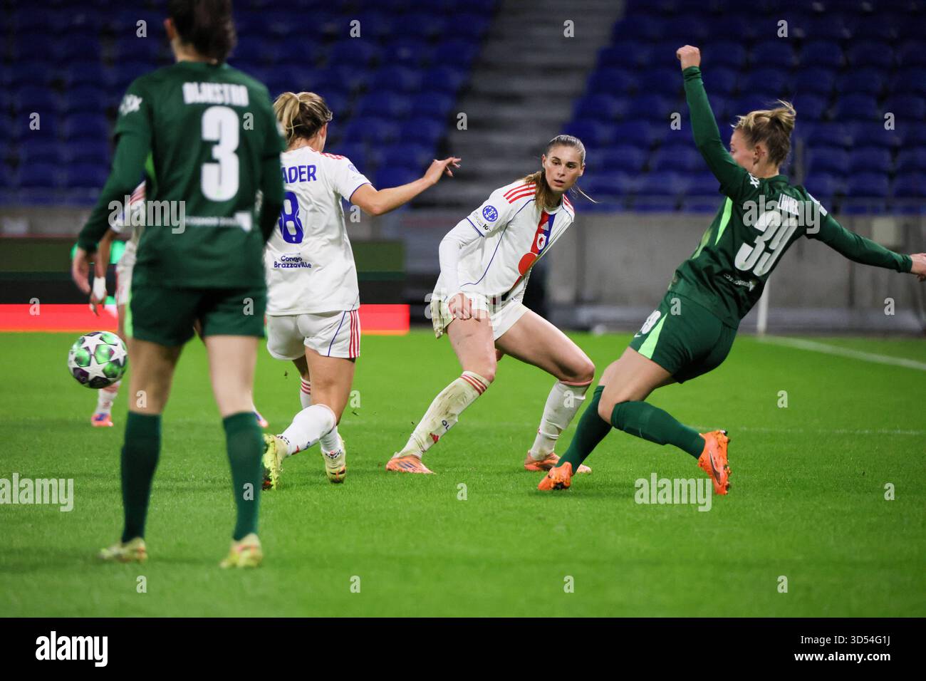 Lyon, France November 11, 2025: Champions League - Women - 2025 / 2026 ...