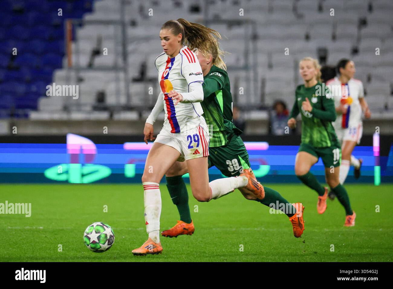 Lyon, France November 11, 2025: Champions League - Women - 2025 / 2026 ...