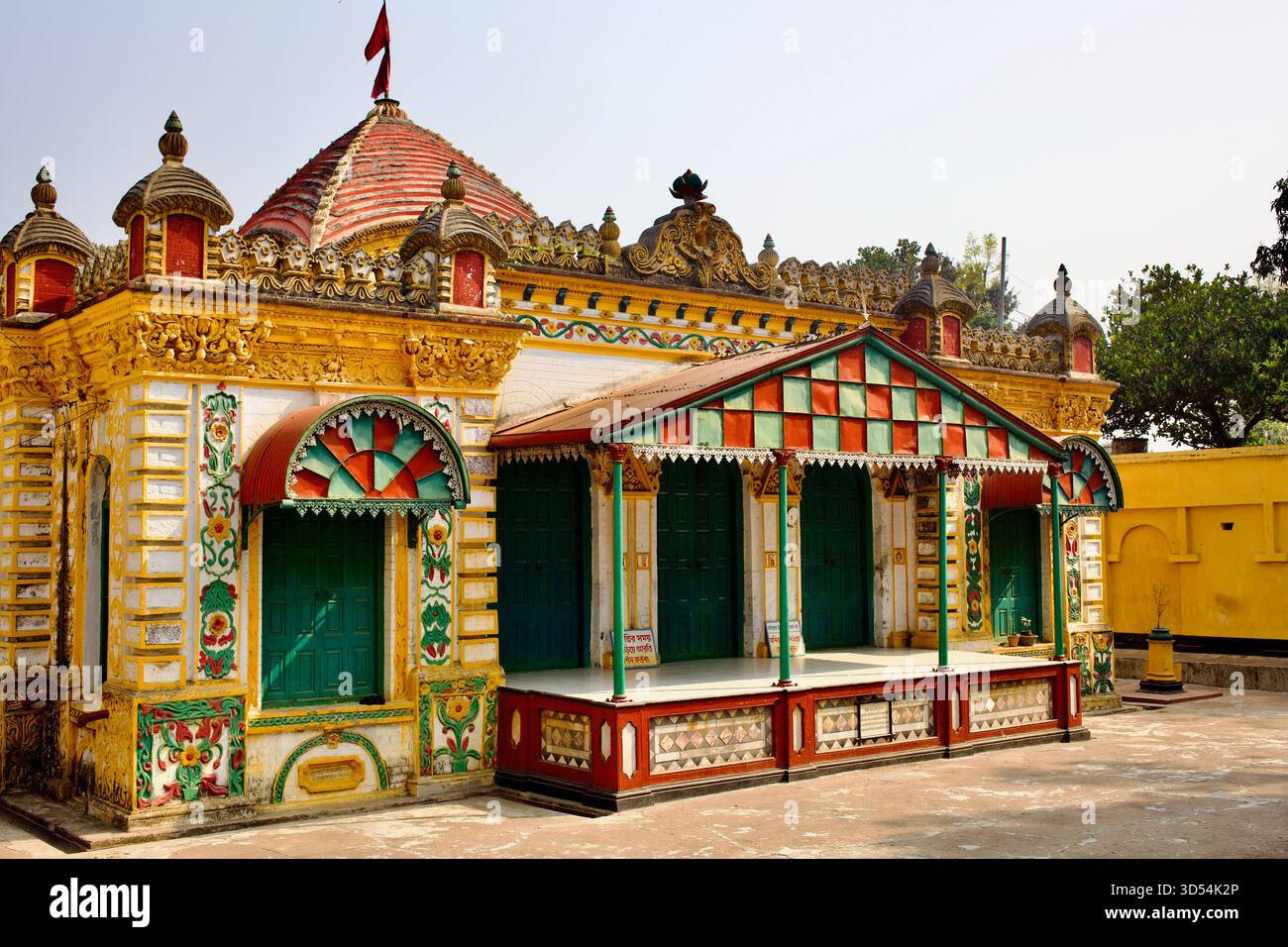 Krishna Temple at the Raj Batika palace complex in Dinajpur, Rangpur ...
