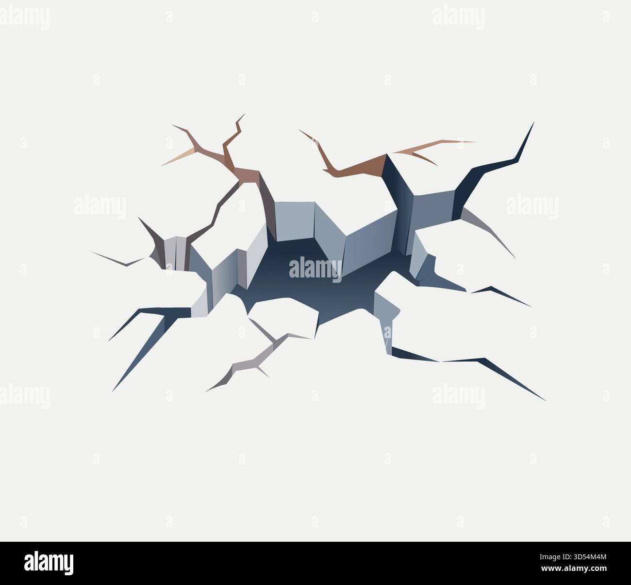 Dry land background cracks Cut Out Stock Images & Pictures - Alamy