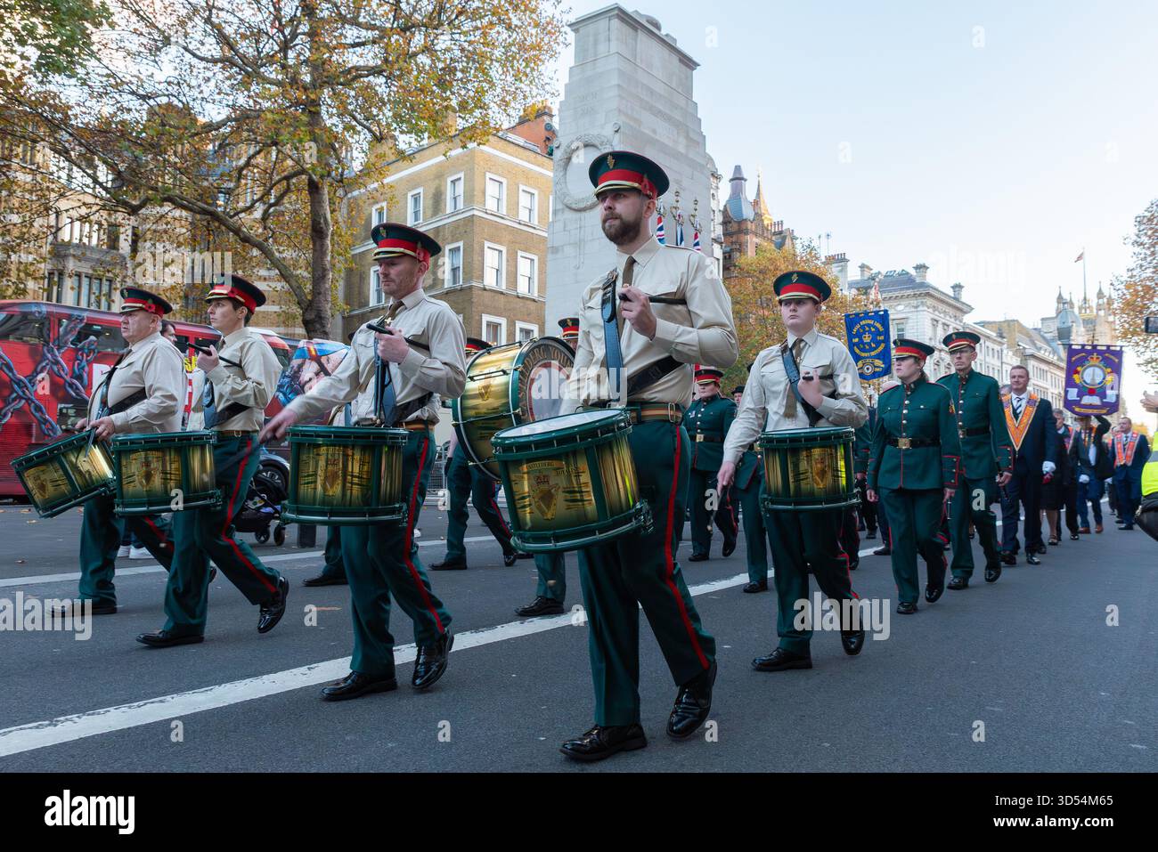 Grand Orange Lodge of England (GOLE) annual Remembrance Day parade and ...