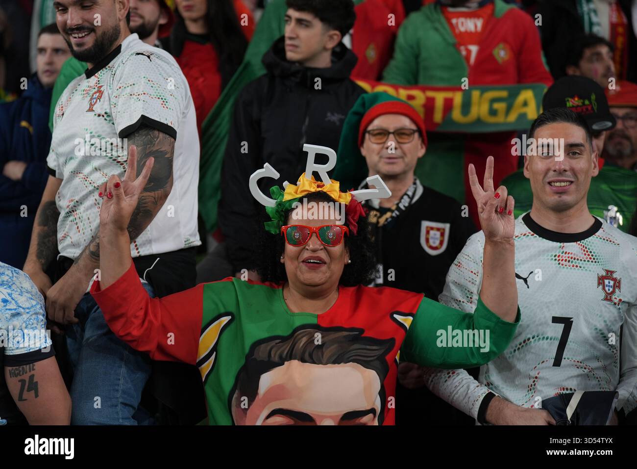 Portugal fans in the stands ahead of the 2026 FIFA World Cup European ...