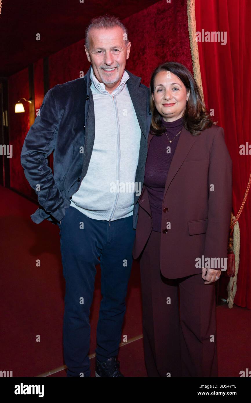 13 November 2025, Hamburg: Star chef Karlheinz Hauser with his wife ...
