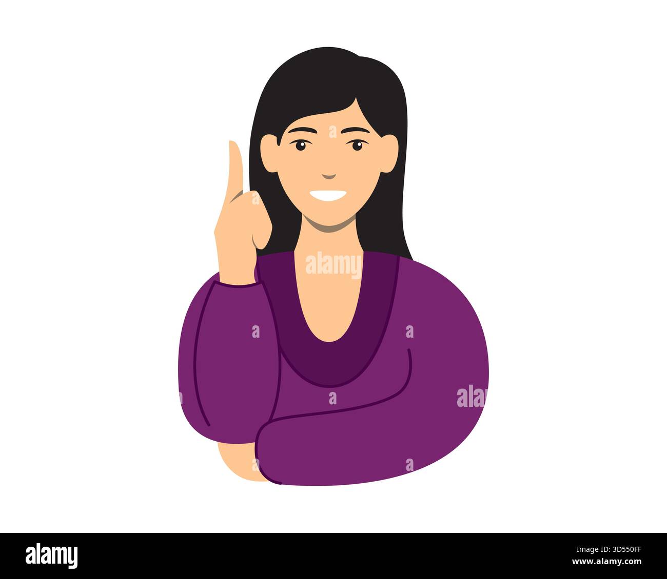 Thinking pointing Stock Vector Images - Alamy