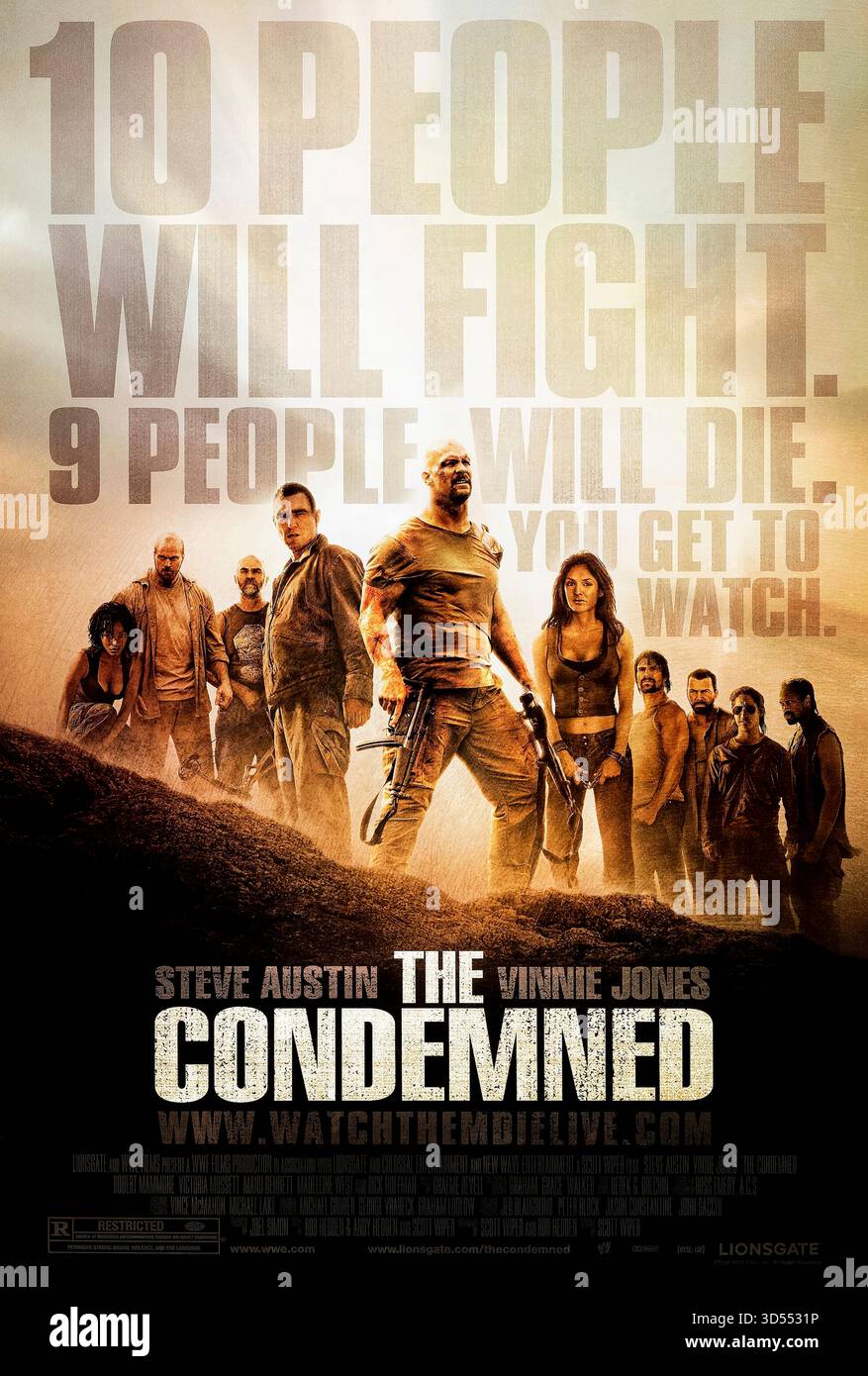 Vinnie jones steve austin condemned hi-res stock photography and images ...