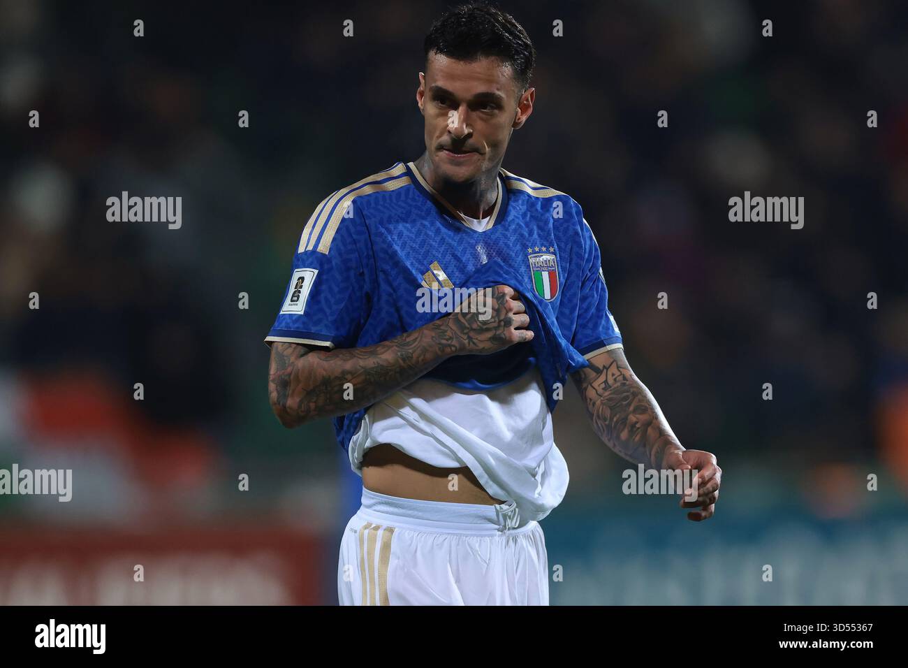 Chisinau, Moldova, 13th November 2025. Gianluca Scamacca of Italy ...