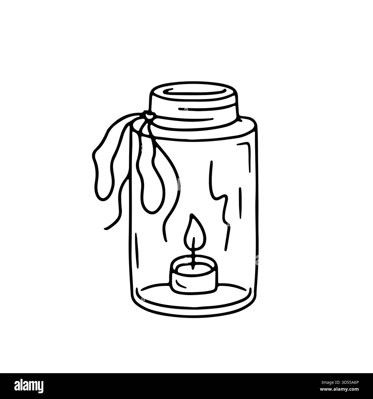 Tea light jar Cut Out Stock Images & Pictures - Alamy