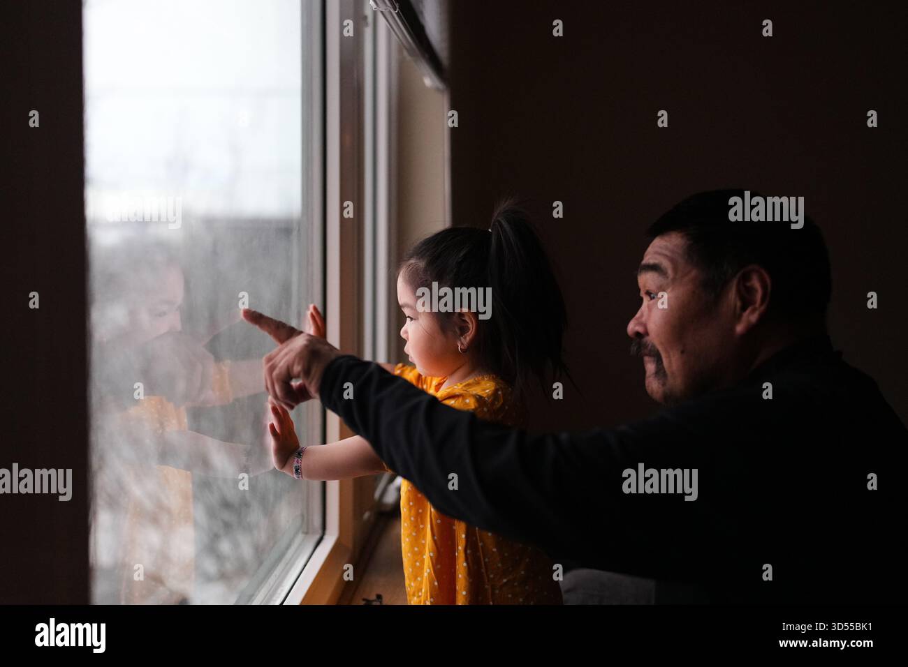 FILE - Displaced from their home due to Typhoon Halong, AvaRae Carl ...