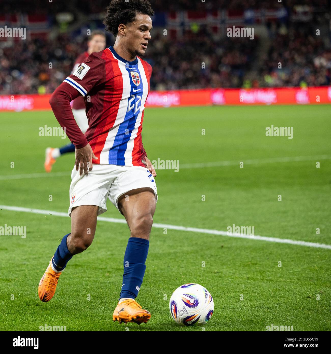 Oslo, Norway, 13 Nov 2025, Oscar Bobb playing at World Cup Qualifier ...