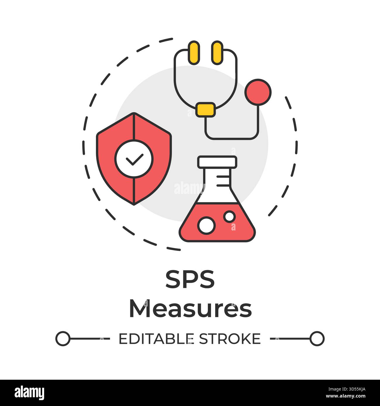 Hygiene and safety measures Stock Vector Images - Alamy