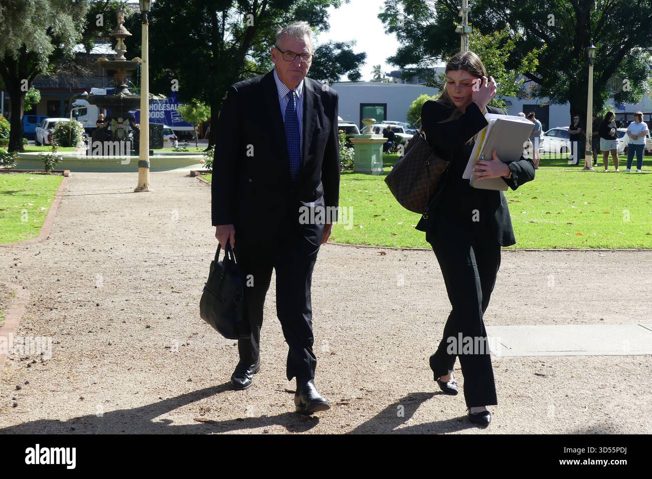 Deputy Senior Crown Prosecutor Lee Carr SC (left) outside Forbes ...
