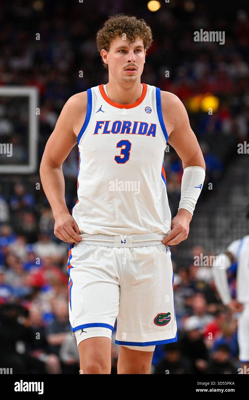 LAS VEGAS, NV - NOVEMBER 03: Florida Gators center Micah Handlogten (3 ...