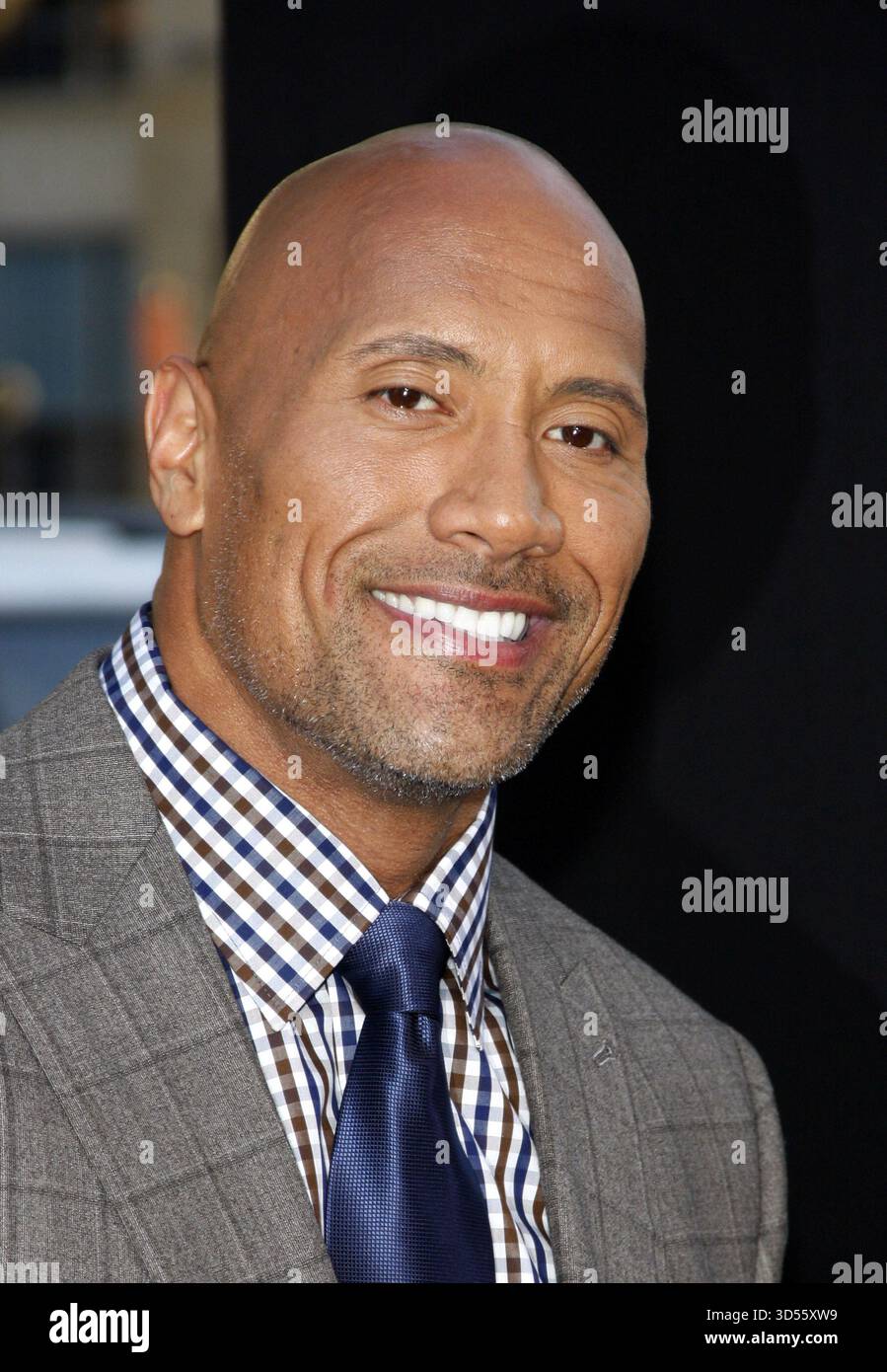 Dwayne Johnson at the Los Angeles premiere of "Hercules" held at the ...