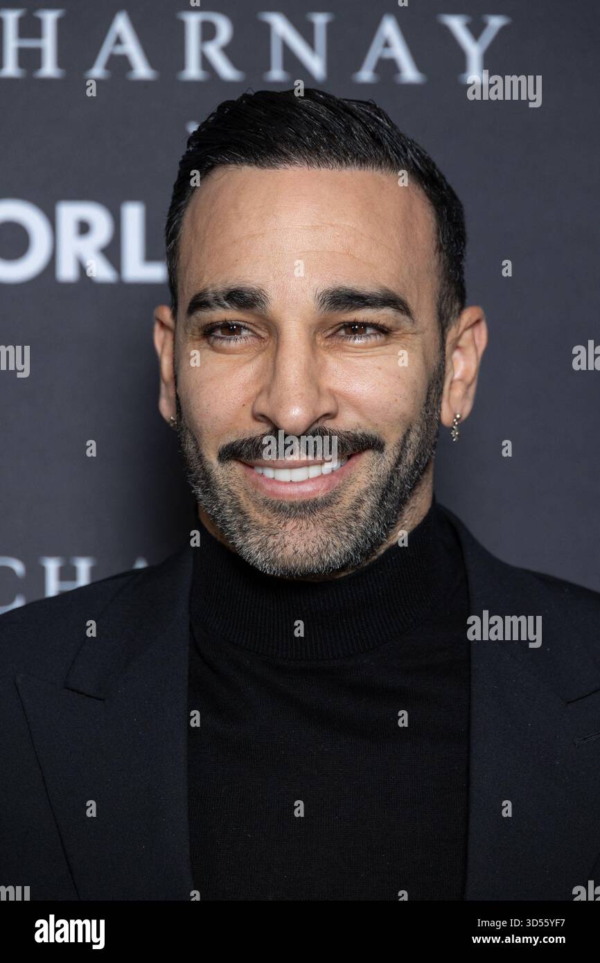 Adil Rami attends the 'Maison Charnay x Richard Orlinski' Capsule ...