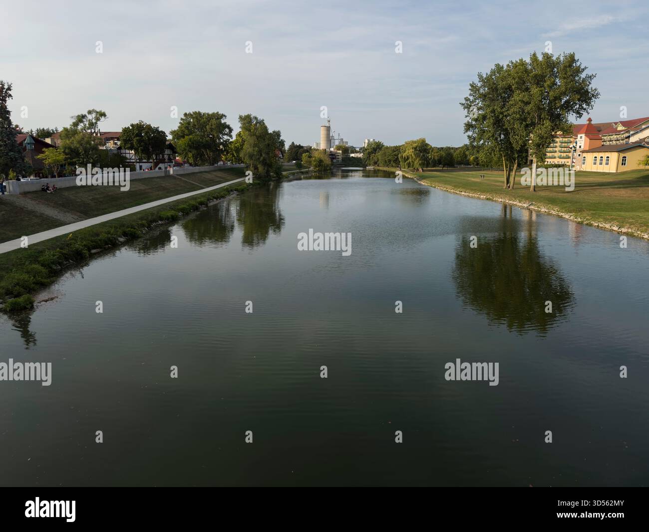 Located in Frankenmuth, Saginaw County, Michigan, USA, this image ...