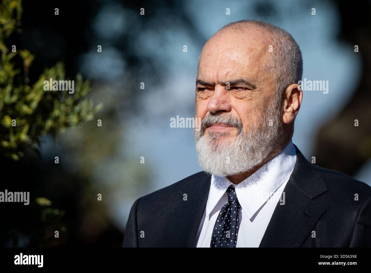 Albanian Prime Minister Edi Rama seen during the 1st Italy-Albania ...