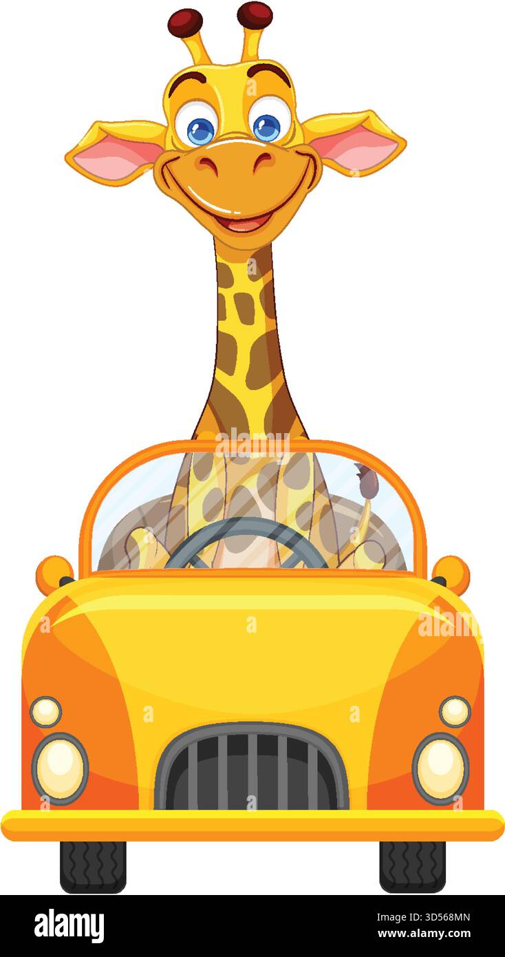 Giraffe facing Stock Vector Images - Alamy