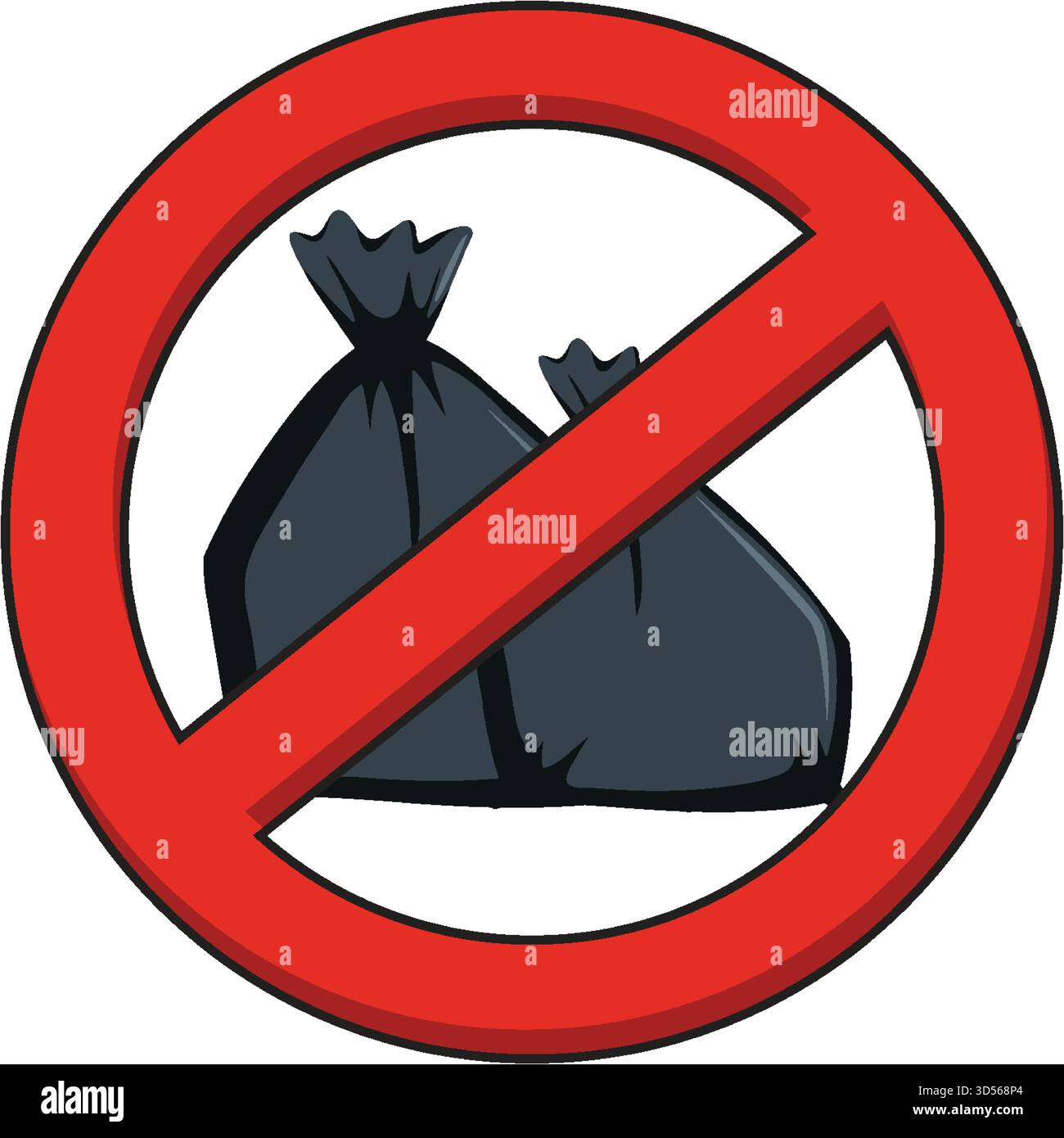 Anti litter signage Cut Out Stock Images & Pictures - Alamy
