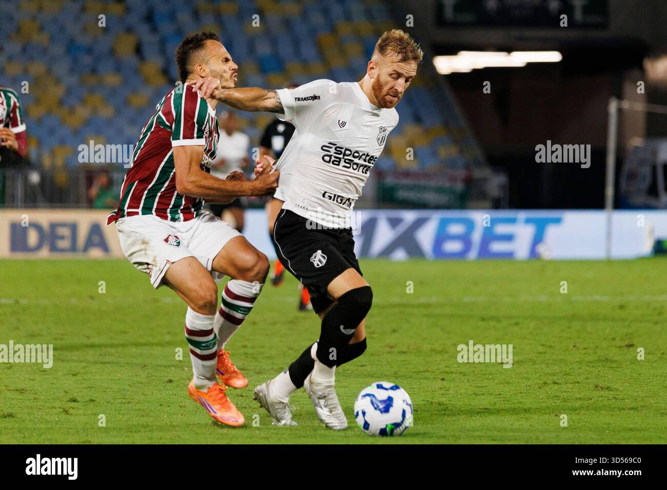 Rio de Janeiro, Brazil - October 29: Pedro Henrique of Ceará (R) is ...
