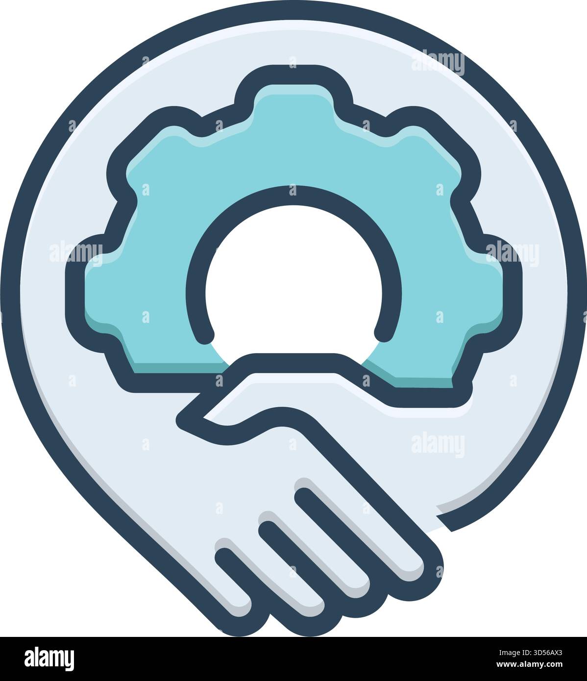 Strong partnership Stock Vector Images - Alamy