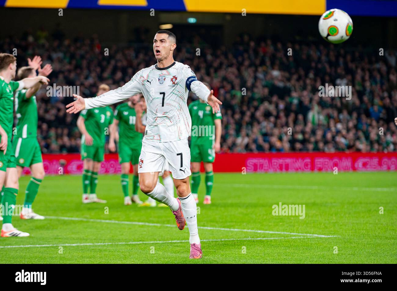 Cristiano Ronaldo of Portugal encourages Portuguese fans to cheer ...
