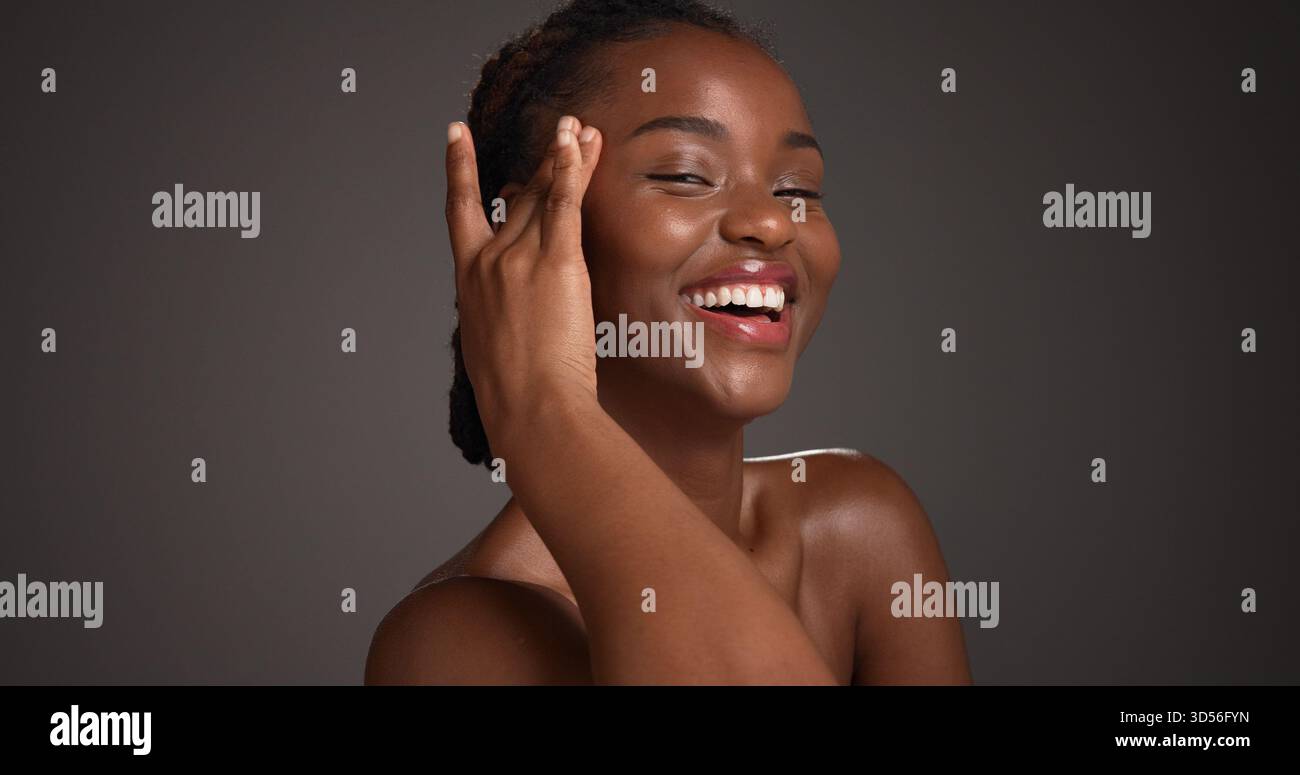 Portrait woman skincare glow hi-res stock photography and images - Alamy