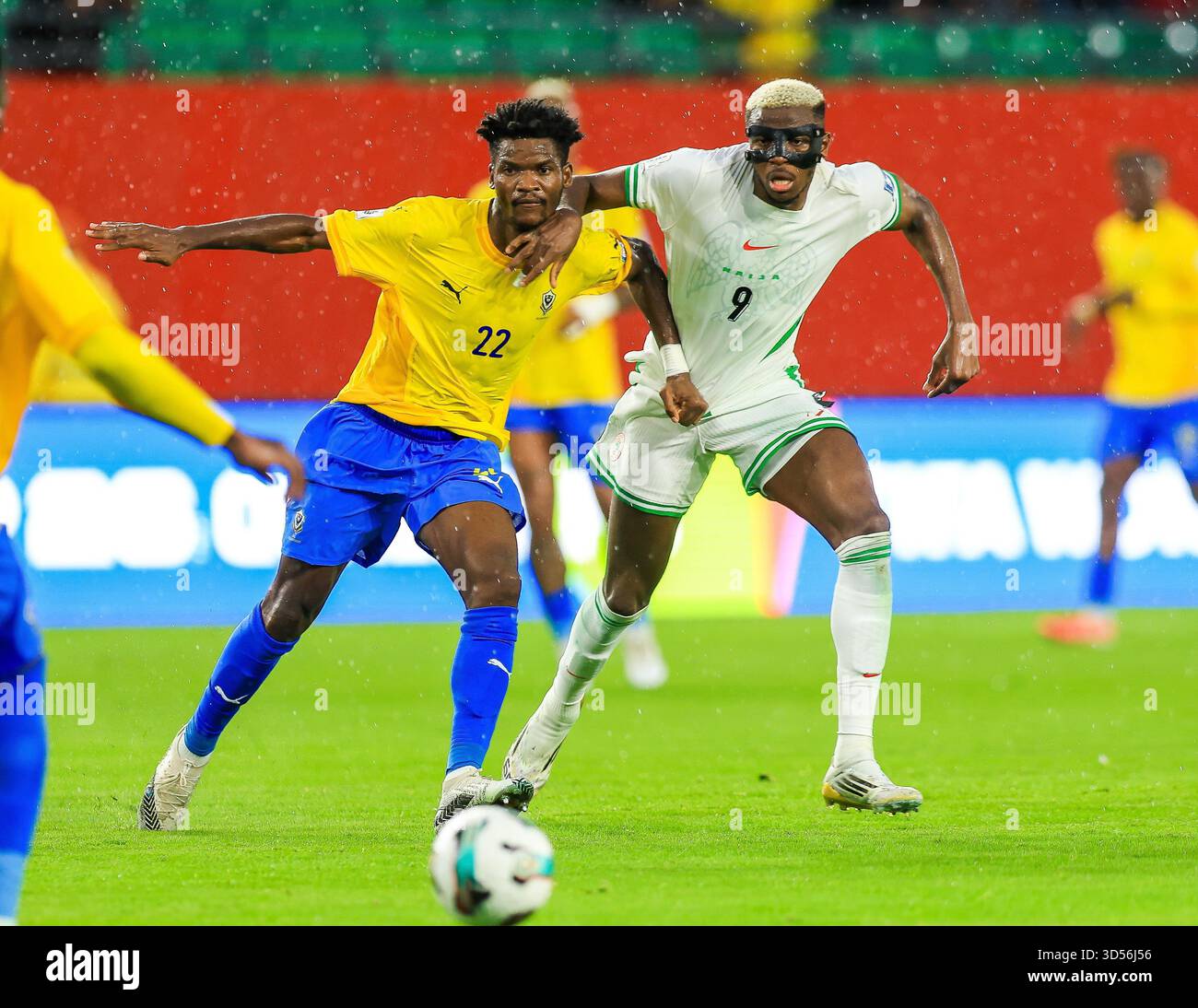 Rabat, Morocco. 13th Nov, 2025, Victor Osimhen in Nigeria vs Gabon ...