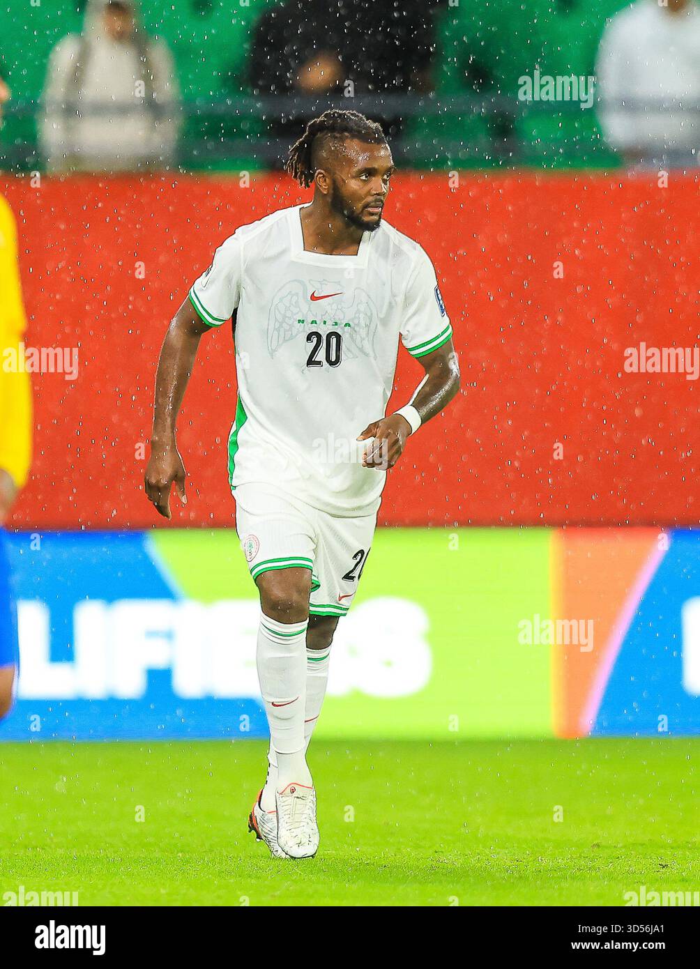 Rabat, Morocco. 13th Nov, 2025, Chidozie Awaziem in Nigeria vs Gabon ...