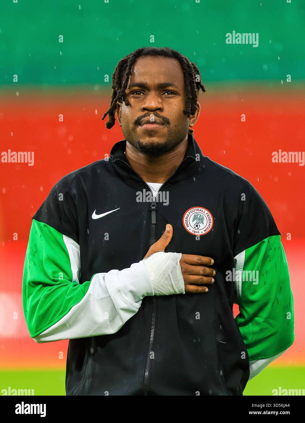 Rabat, Morocco. 13th Nov, 2025, Ademola Lookman in Nigeria vs Gabon ...