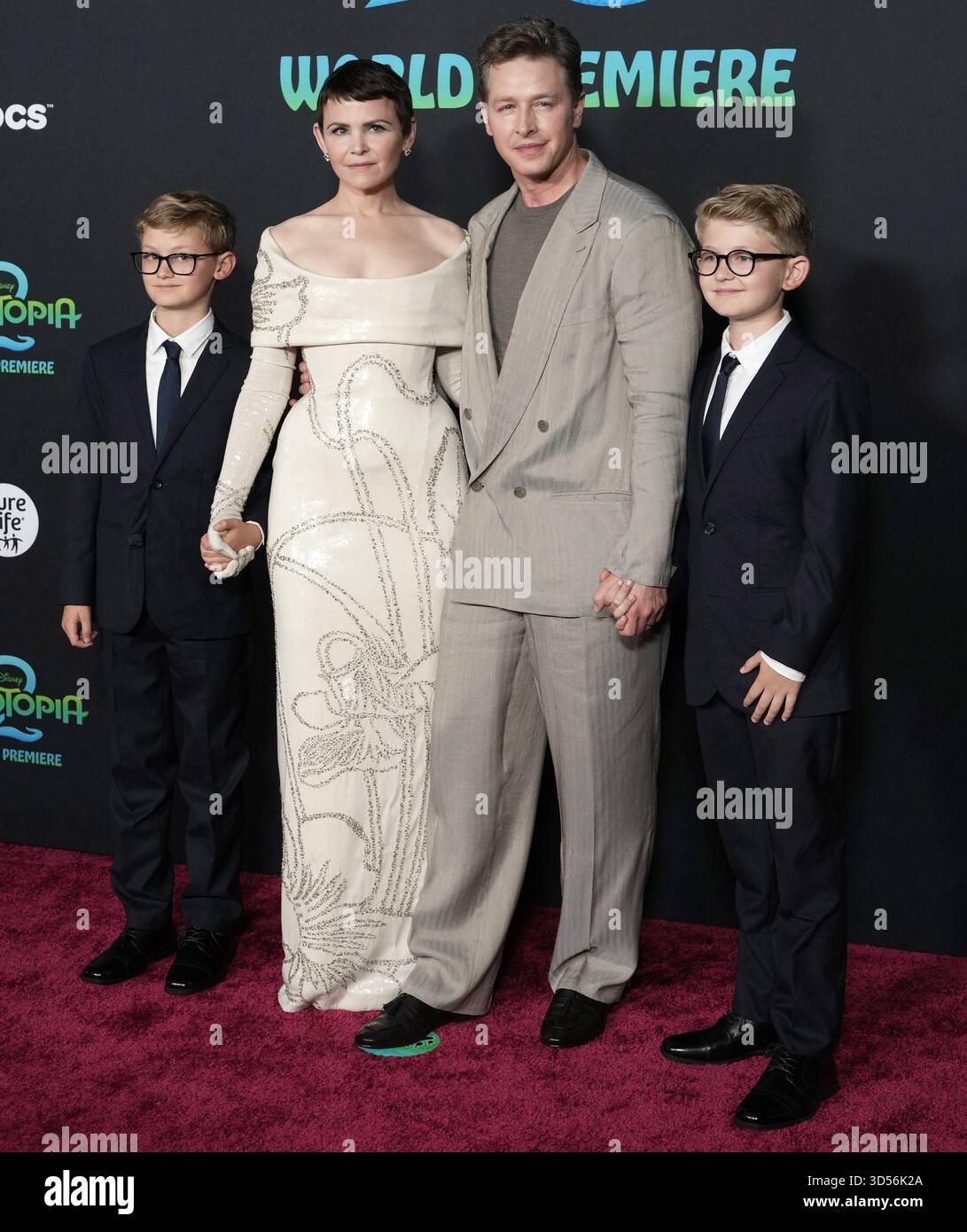 Ginnifer Goodwin, Josh Dallas and Sons arrives at the Walt Disney ...
