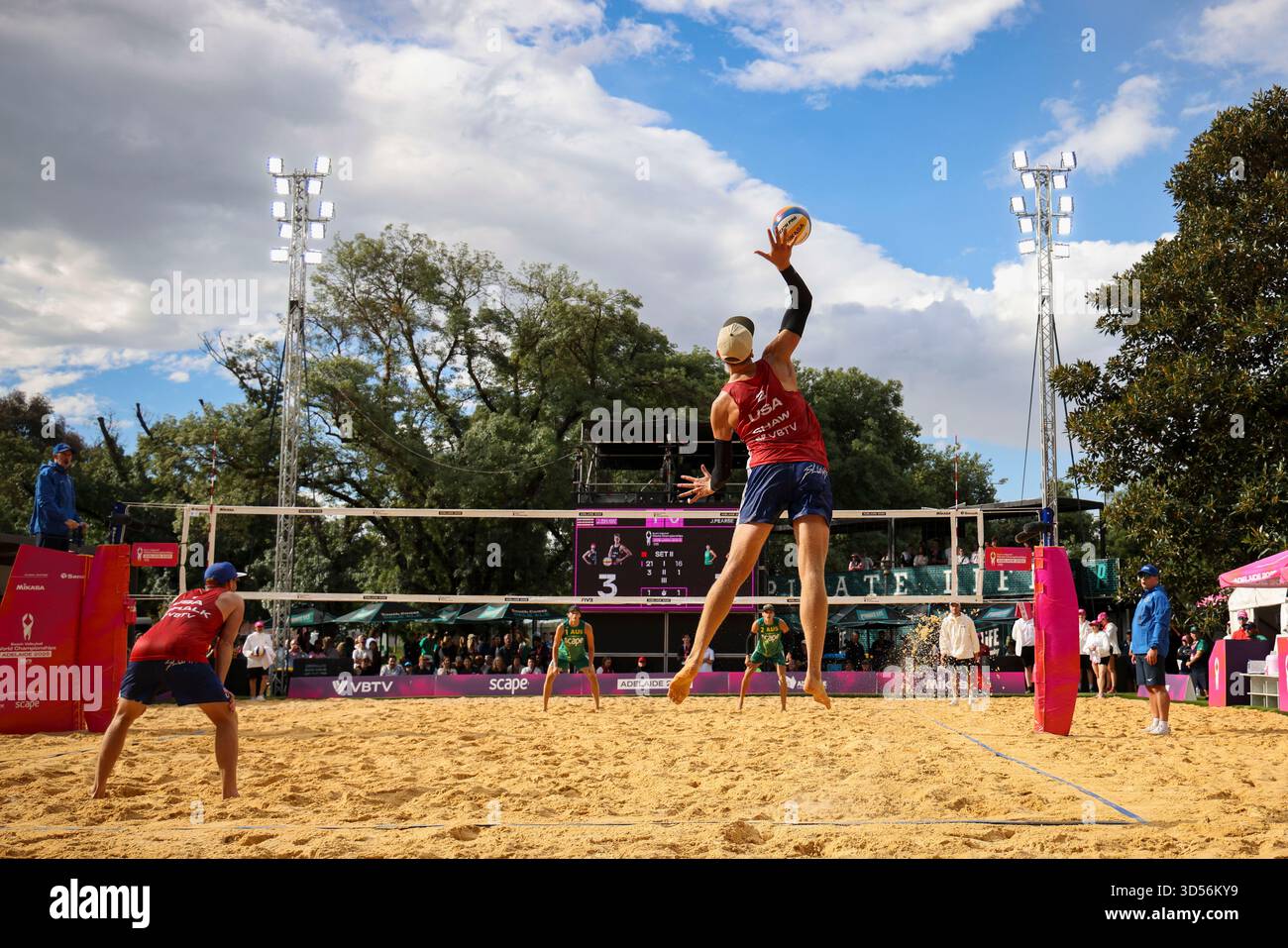 D’Artagnan Potts and Jack Pearse of (AUS) vs Chaim Schalk and James ...