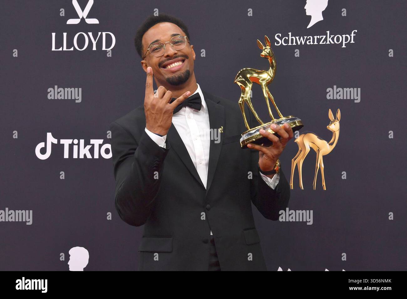 Leo Neugebauer at the 77th Bambi Awards 2025 at the Bavaria Film Studios. Munich, 13.11.2025 ...