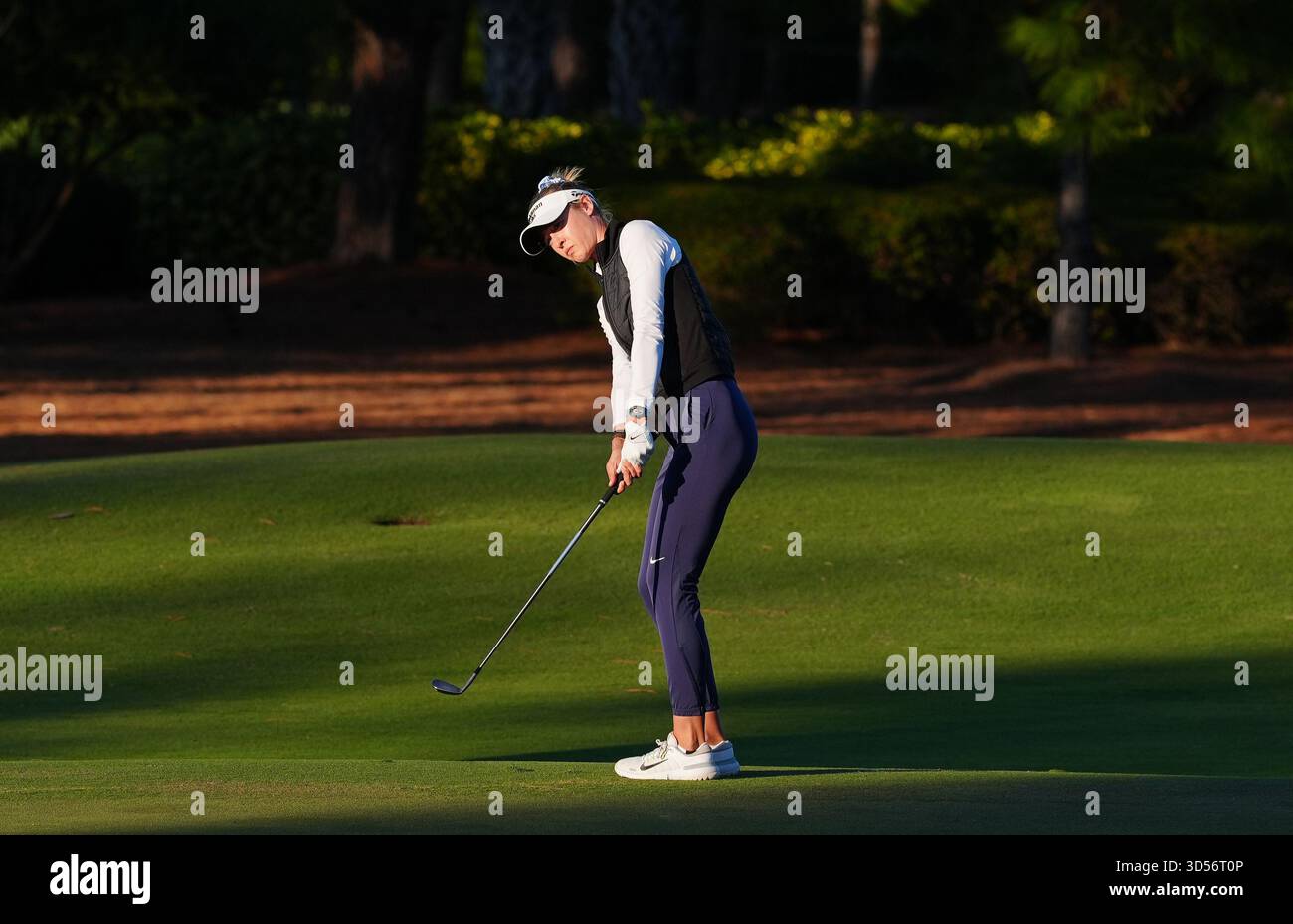 BELLEAIR, FL - NOVEMBER 13: LPGA player Nelly Korda chips on the 8th ...