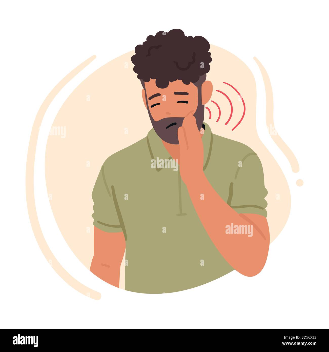 Tooth ache young man Cut Out Stock Images & Pictures - Alamy