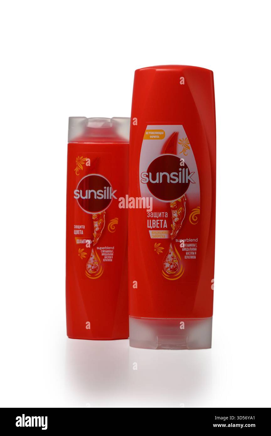 Tbilisi, Georgia 11.09.2025 Sunsilk Superblend haircare products ...