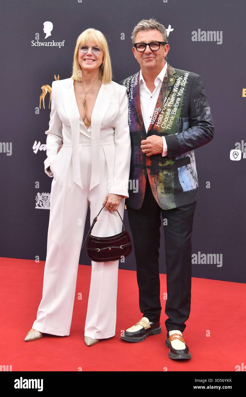 Hans Sigl with wife Susanne Sigl at the 77th Bambi Award Ceremony 2025 ...