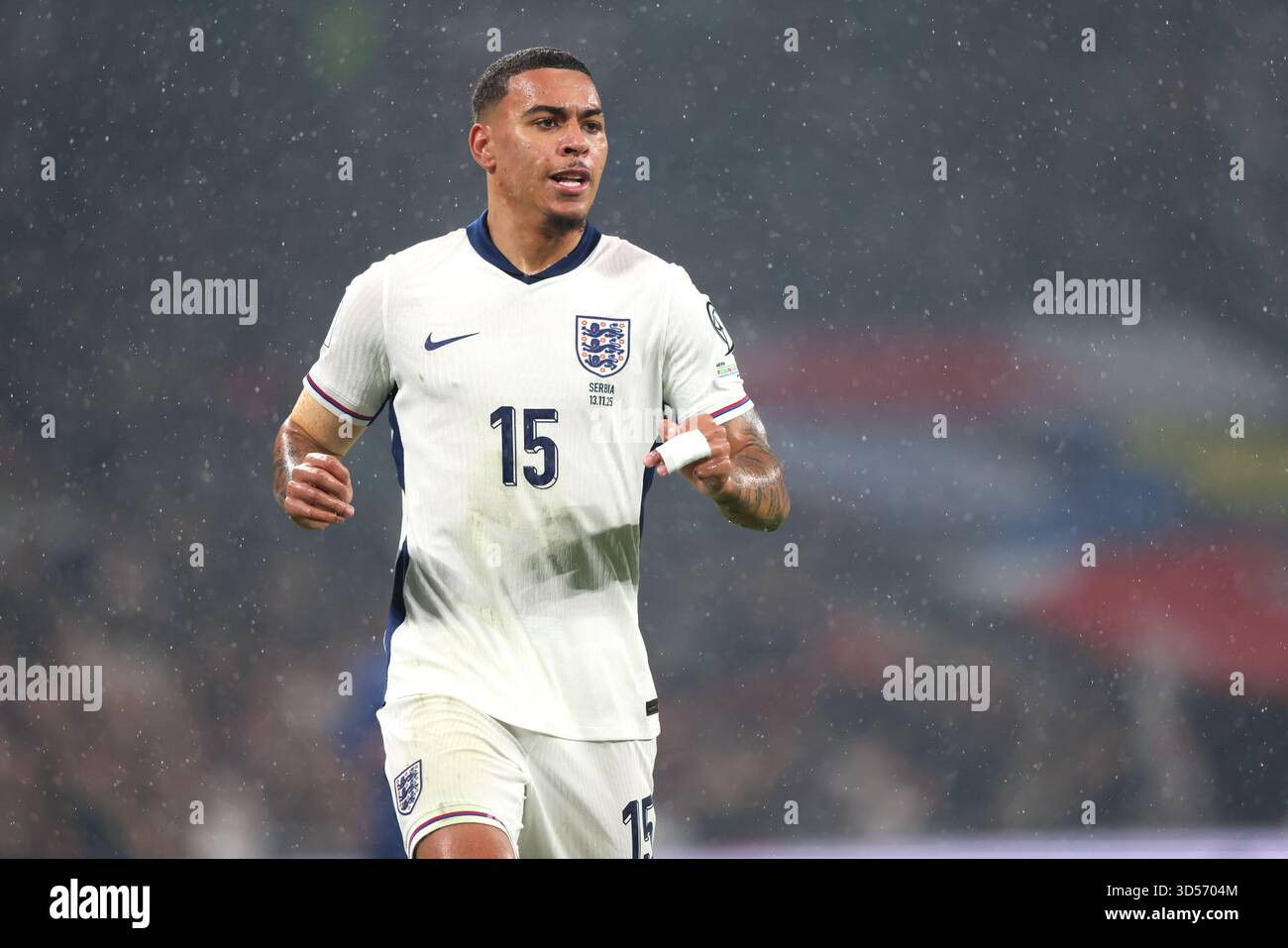 Morgan Rogers (E) at the England v Serbia UEFA World Cup Qualifier ...