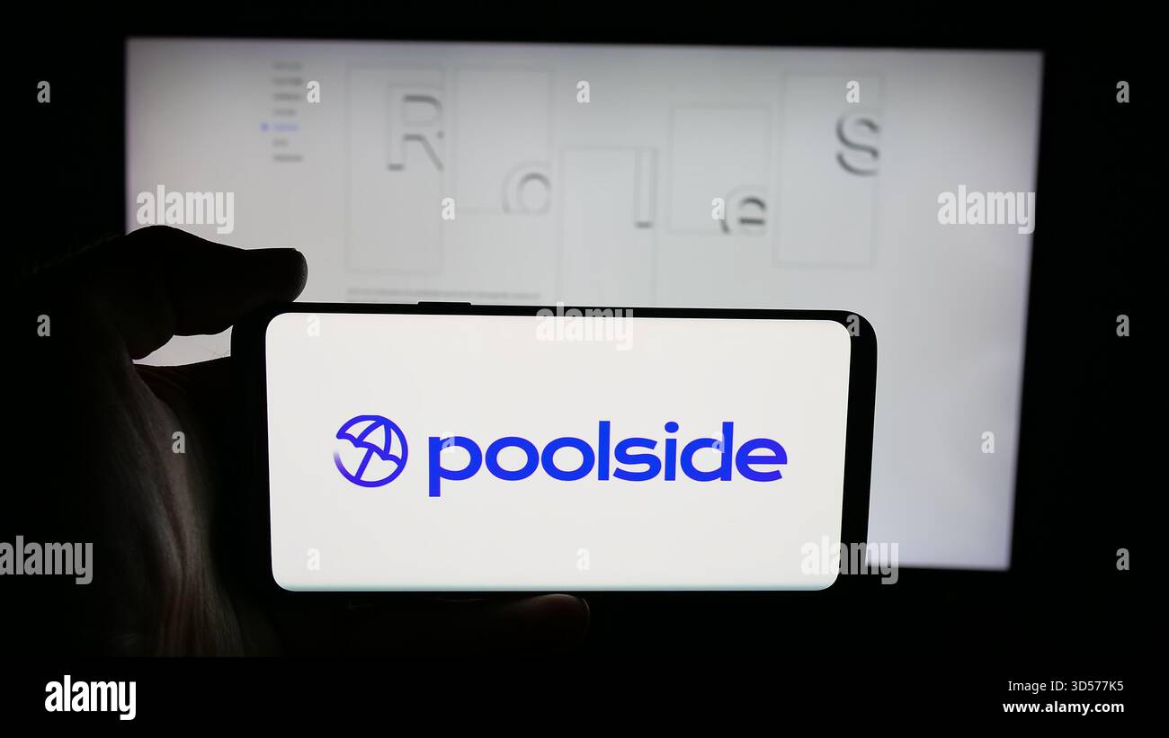 In this photo illustration, a cellphone with the logo of US company ...