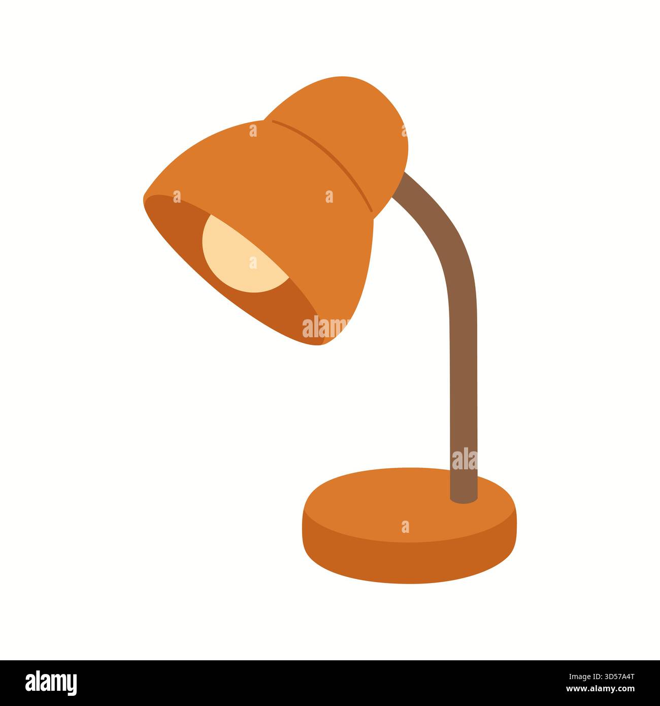 Cozy Warm Desk Table Lamp Illustration Stock Vector Image & Art - Alamy