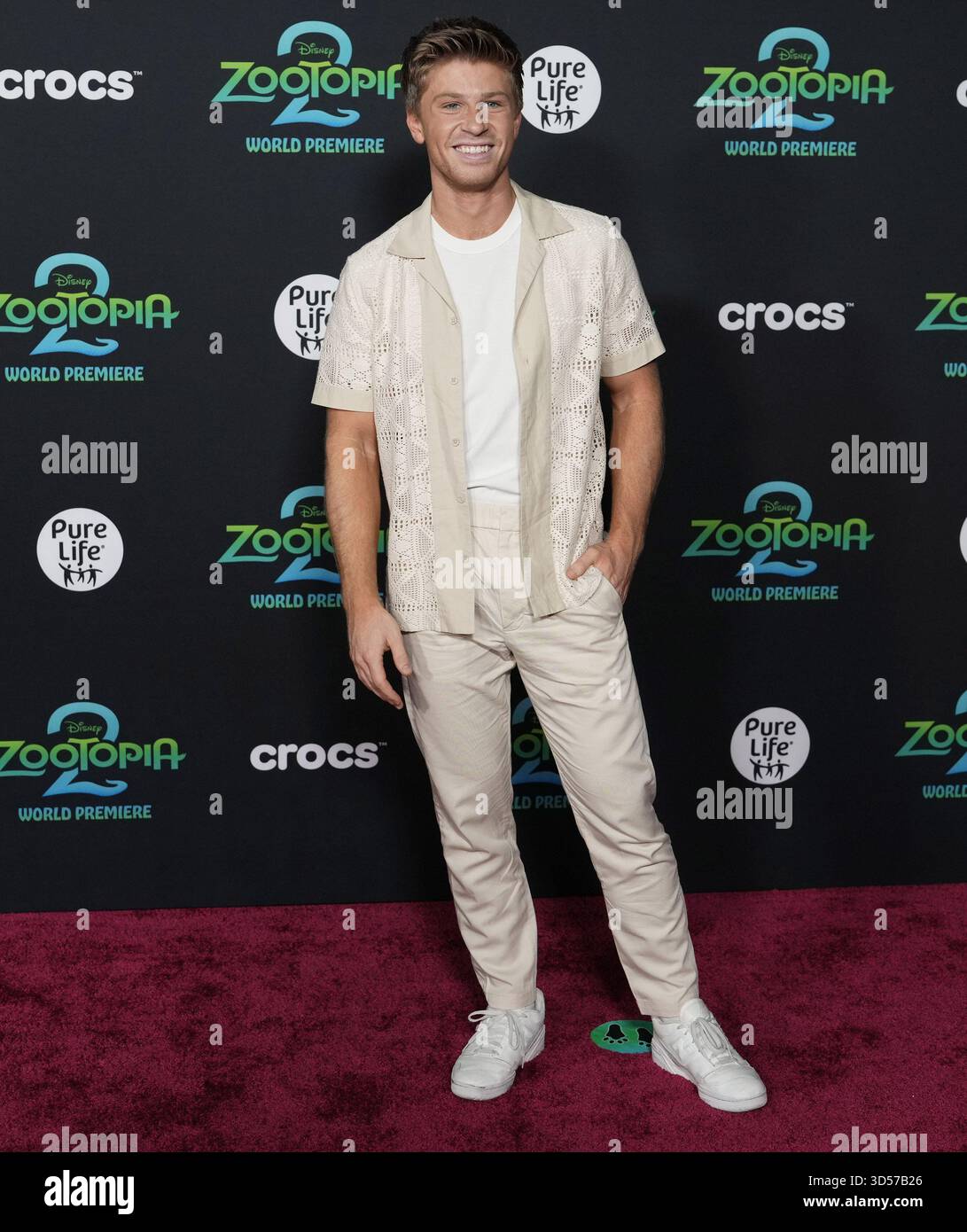 Robert Irwin arrives at the Walt Disney Animation Studios’ ZOOTOPIA 2 ...