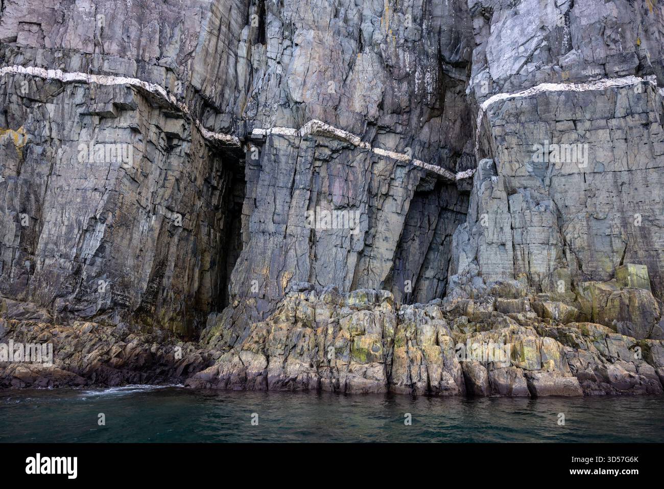 Coastal Cliffs with Rugged Rock Formations Stock Photo - Alamy